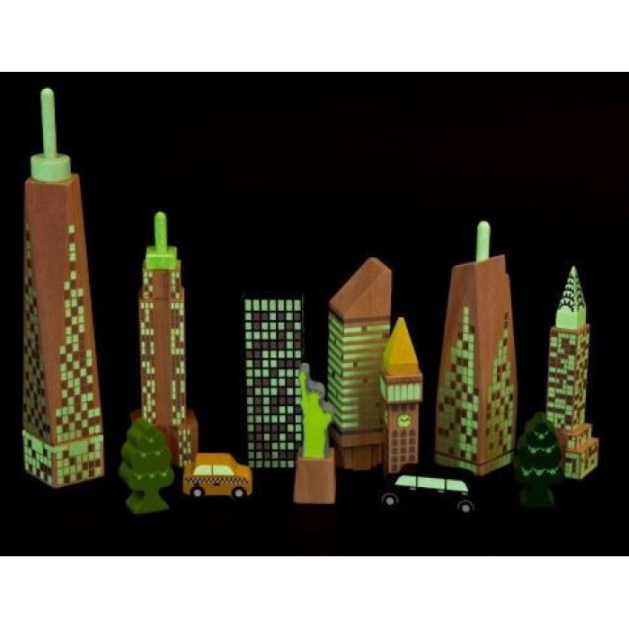 City Skyline Glow Blocks